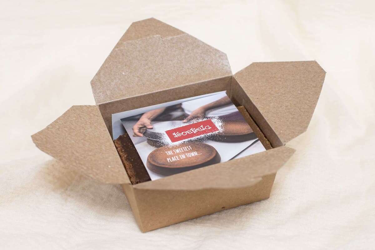 Assortiments Doos Klein met Brownies & Bars – Koekela